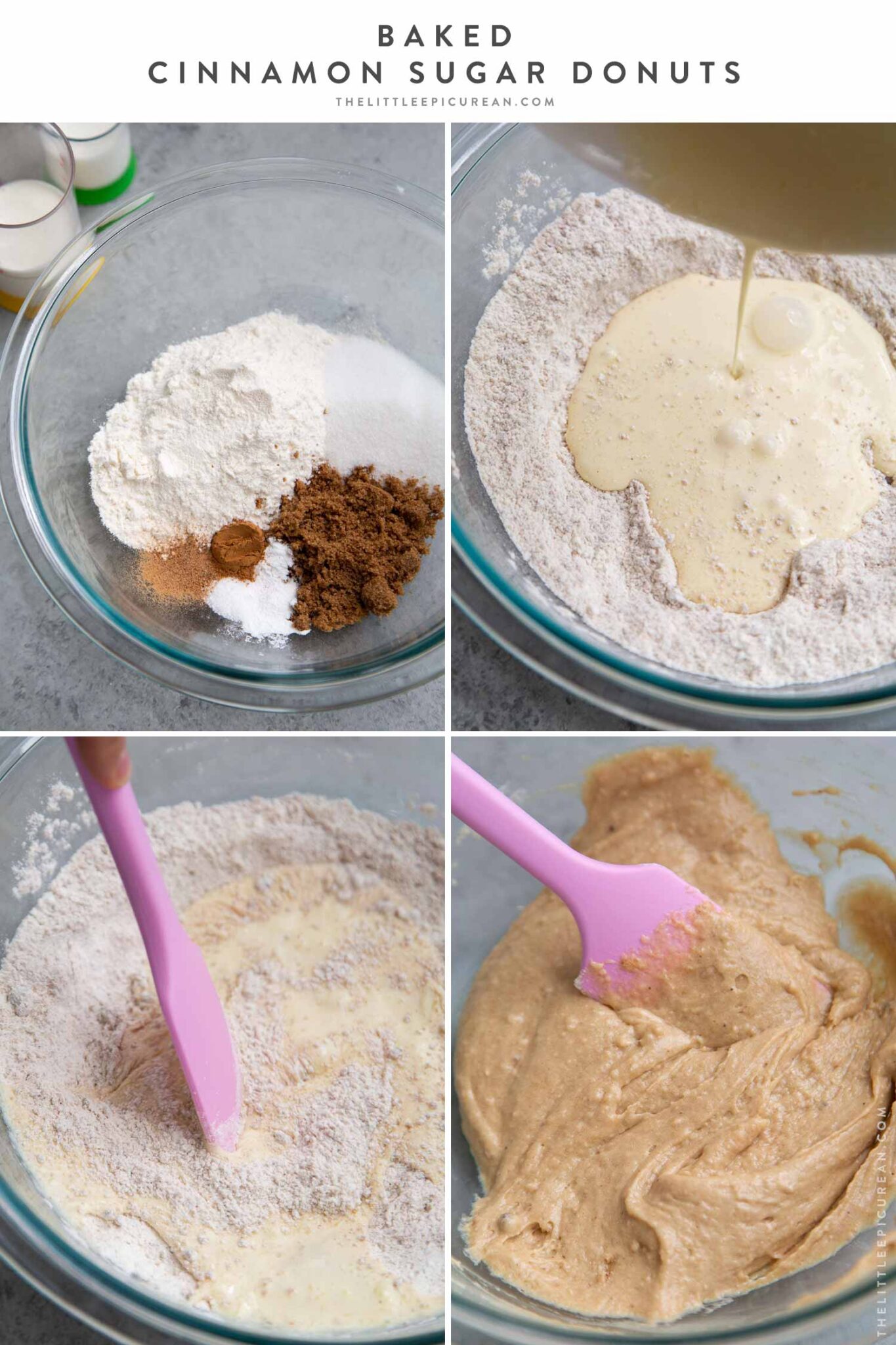 Baked Mini Donuts - The Little Epicurean