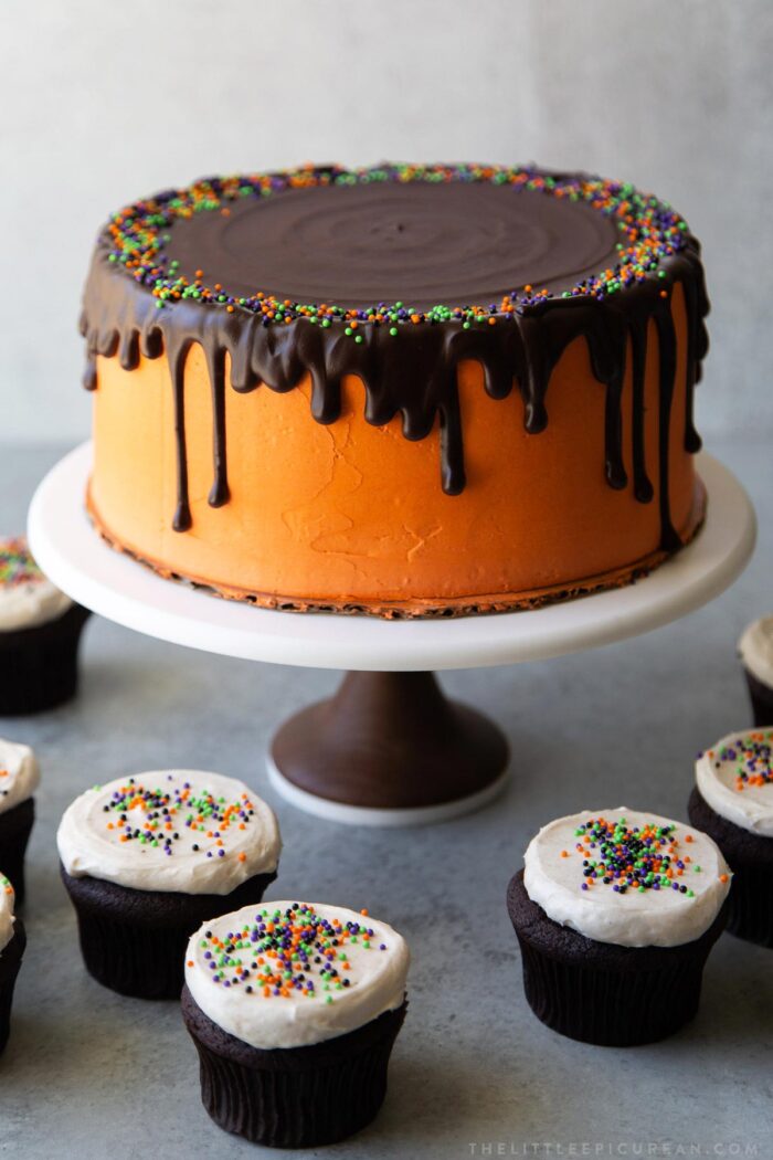 Chocolate Pumpkin Cake - The Little Epicurean