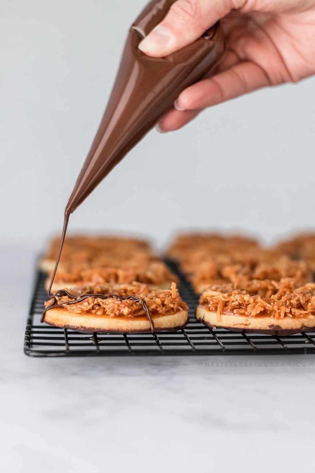 Homemade Samoa Cookies- The Little Epicurean