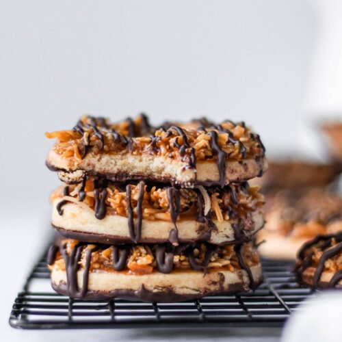 Homemade Samoa Cookies- The Little Epicurean