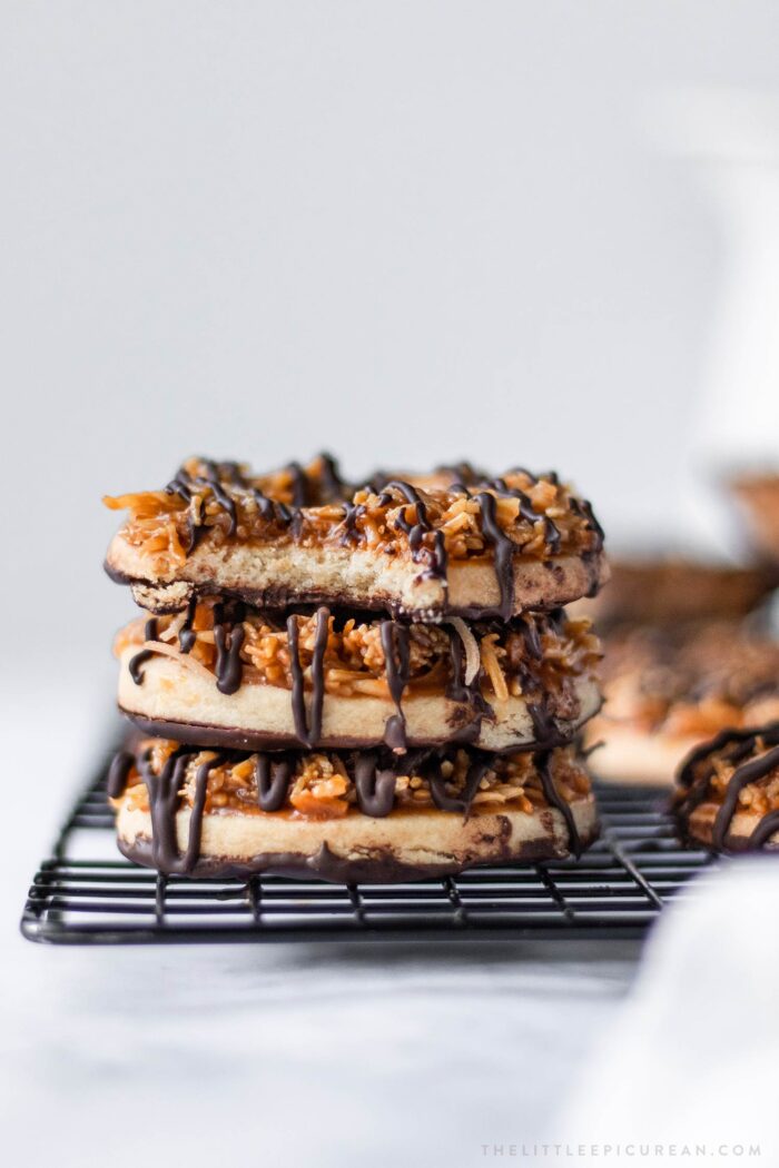 Homemade Samoa Cookies- The Little Epicurean