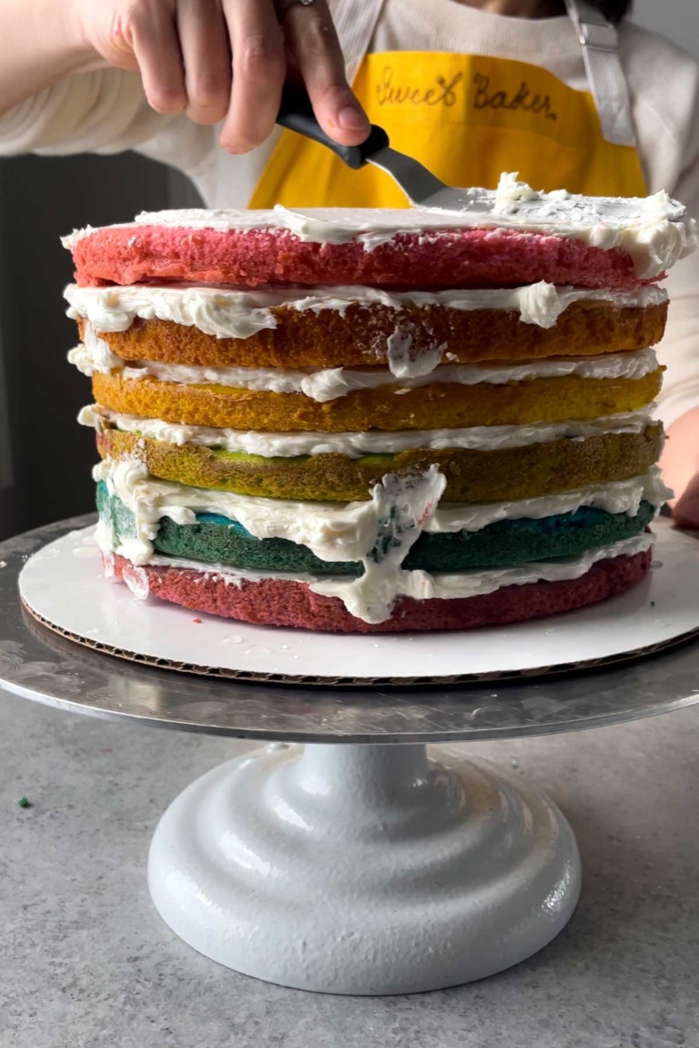 Rainbow Cake- The Little Epicurean