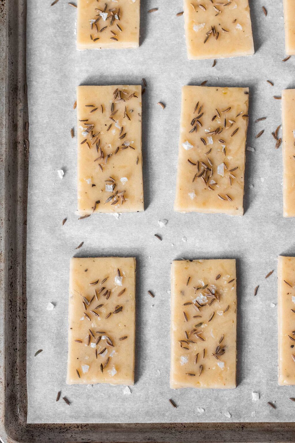 Parmesan Shortbread with Caraway and Sea Salt-The Little Epicurean