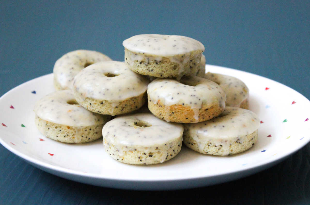 Orange and Poppy Seed Mini Donuts - The Little Epicurean
