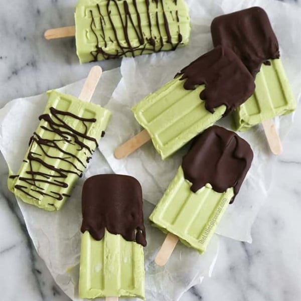 Chocolate Avocado Popsicles- The Little Epicurean