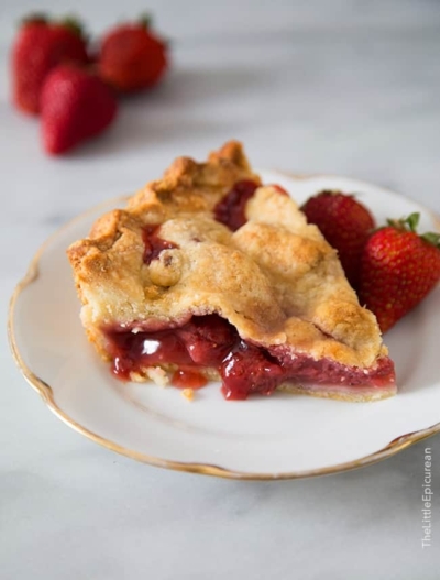 Strawberry Pie (step by step images)- The Little Epicurean