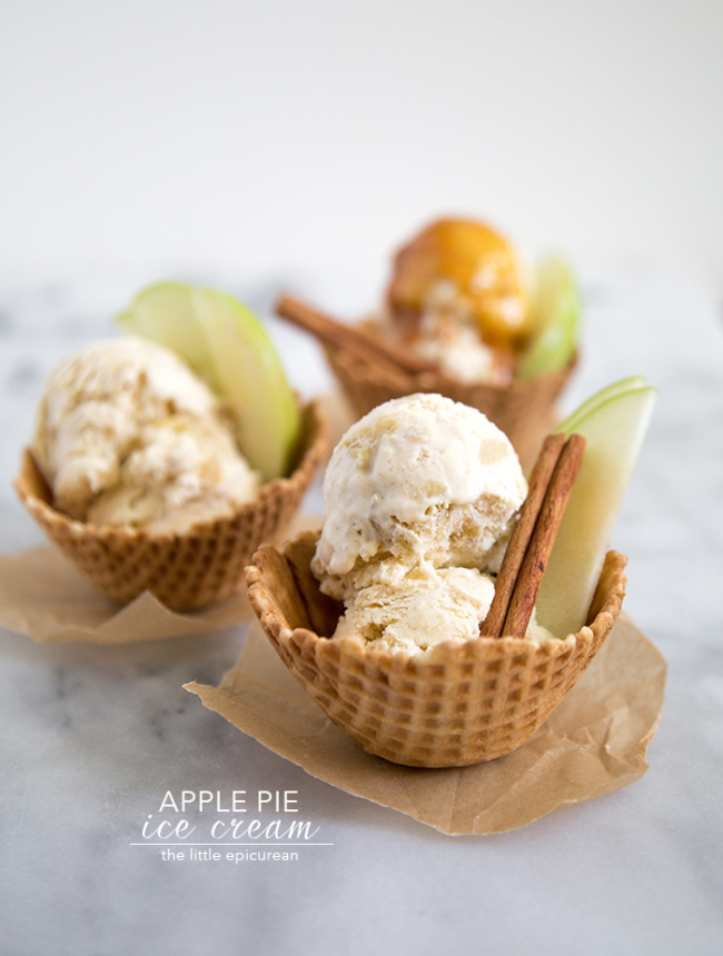 Apple Pie Ice Cream- The Little Epicurean
