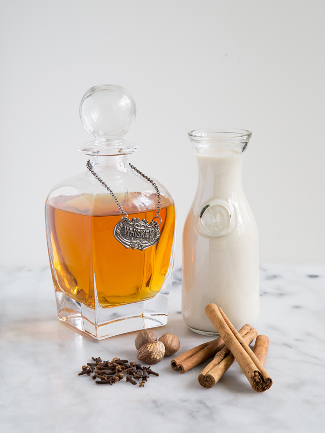 Milk Punch (Spiced Milk with Whiskey)- The Little Epicurean