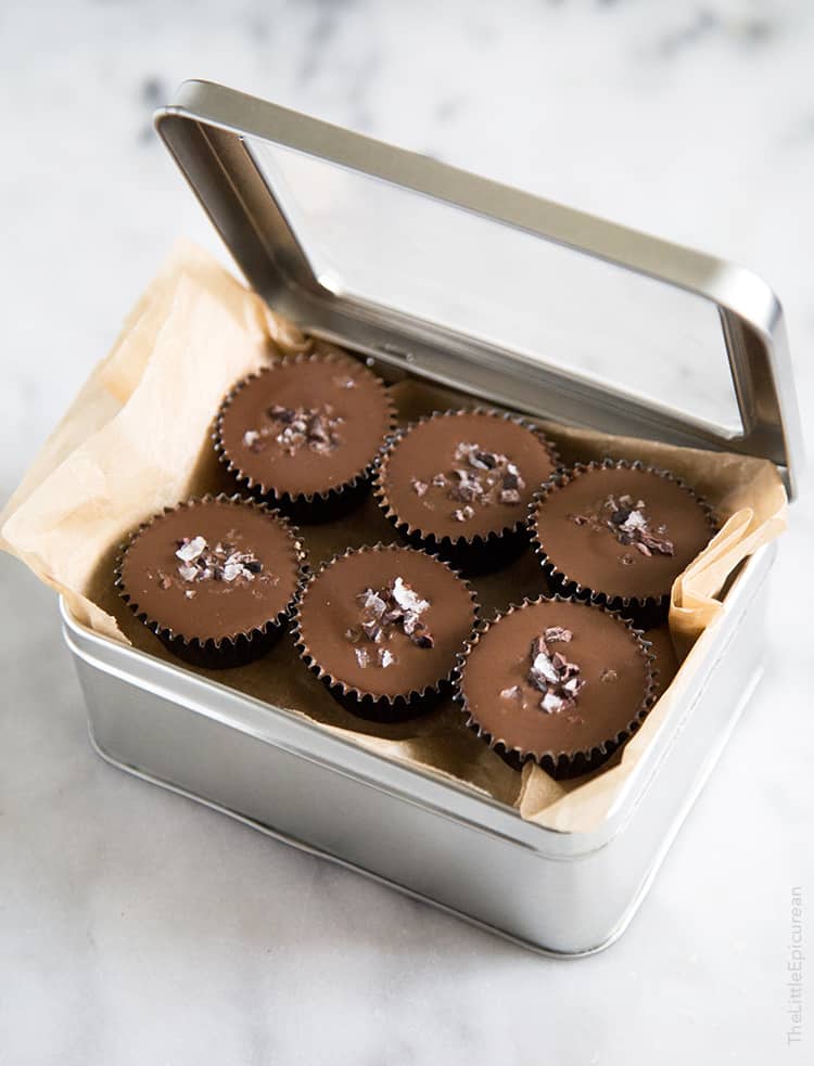 Milk Chocolate Pecan Cups- The Little Epicurean