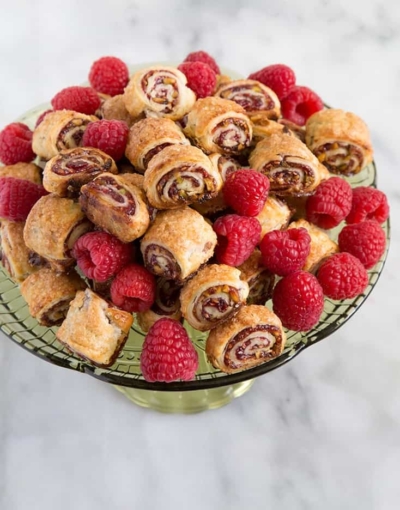 Raspberry Rugelach- The Little Epicurean