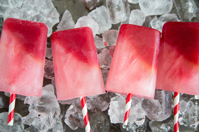 Blood Orange Limeade Popsicles-The Little Epicurean