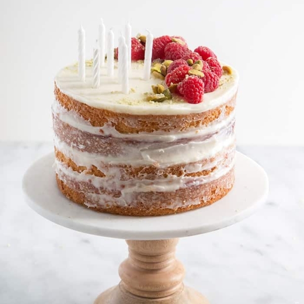 Coconut Raspberry Cake- The Little Epicurean