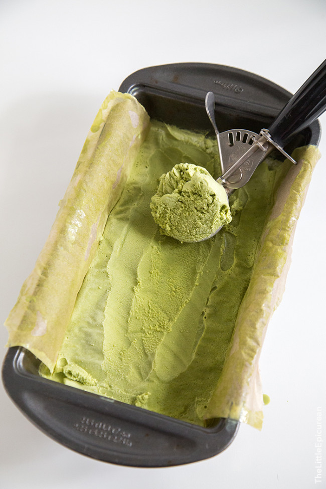 Matcha Ice Cream Shaved Ice-The Little Epicurean