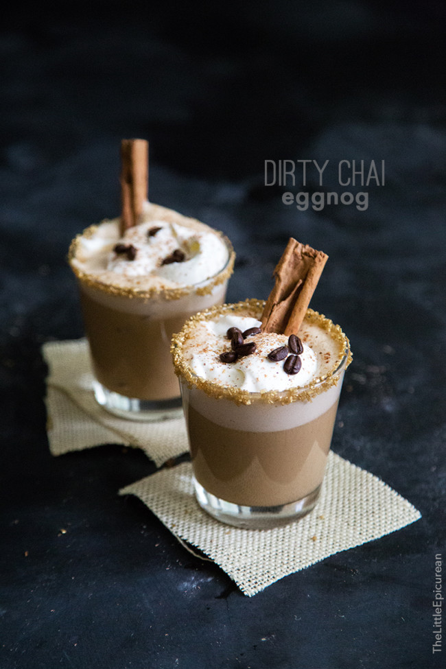Dirty Chai Eggnog-The Little Epicurean