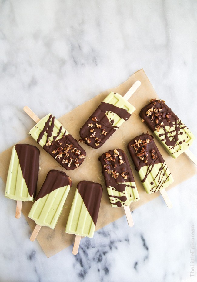 Coconut Avocado Popsicles - The Little Epicurean