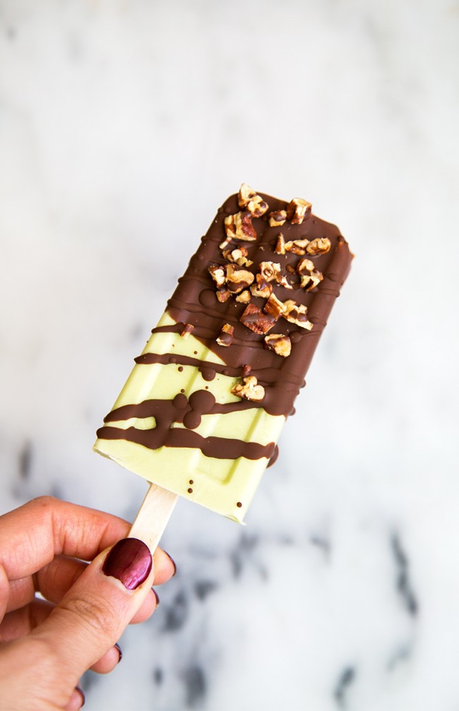 Coconut Avocado Popsicles - The Little Epicurean