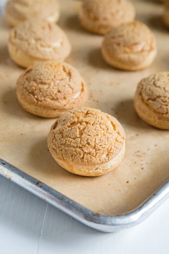 Honey Jasmine Profiteroles - The Little Epicurean