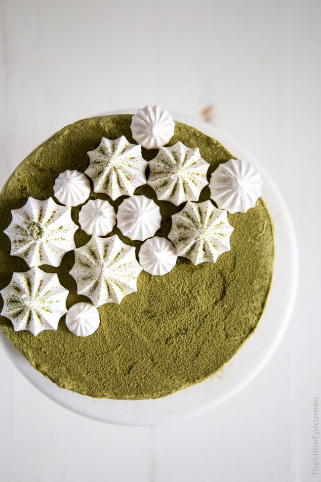 Matcha Red Bean Cake - The Little Epicurean