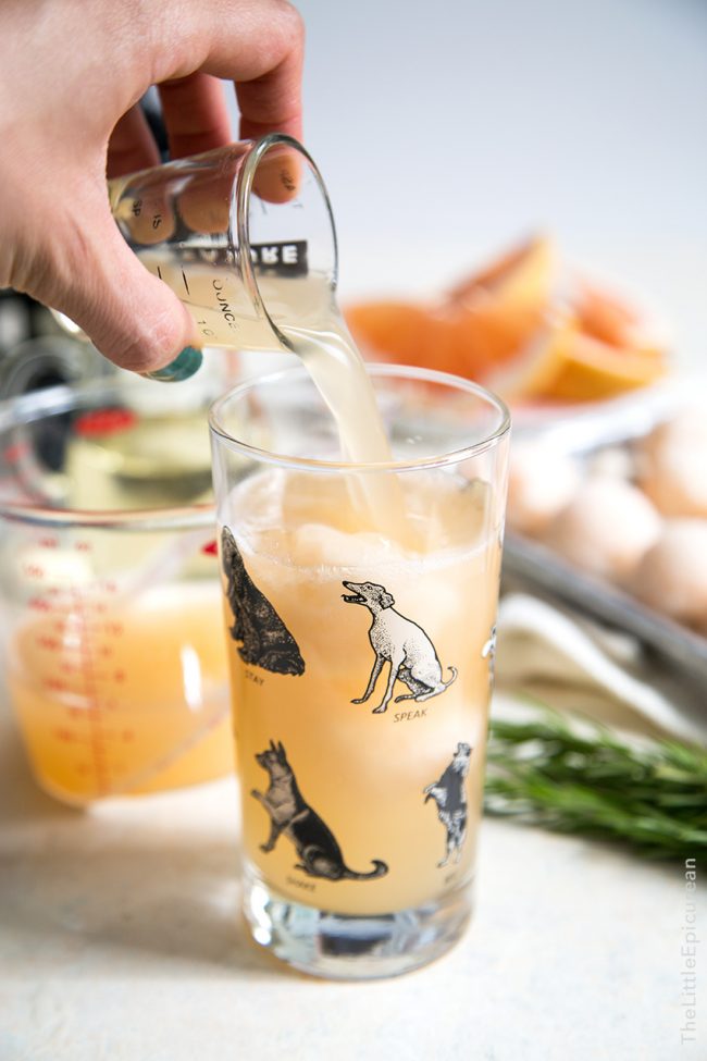 Greyhound Cocktail Floats - The Little Epicurean