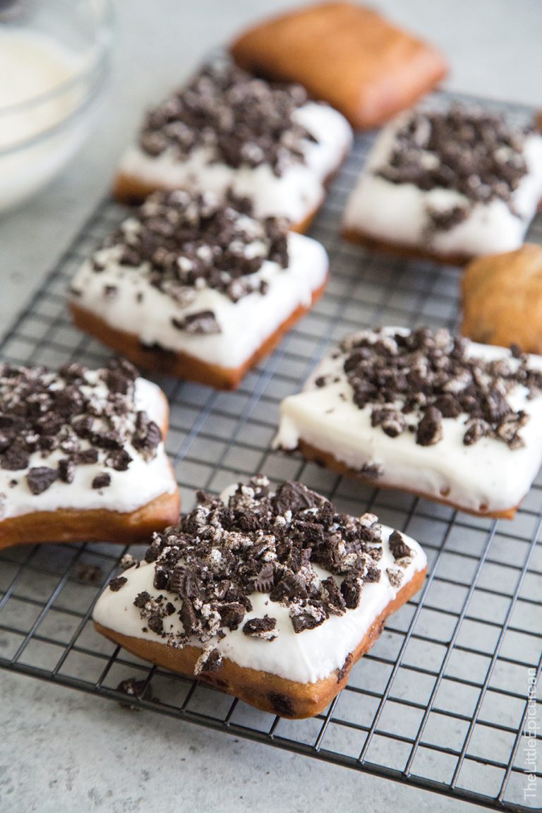 Oreo Donuts (Fried Doughnuts)- The Little Epicurean