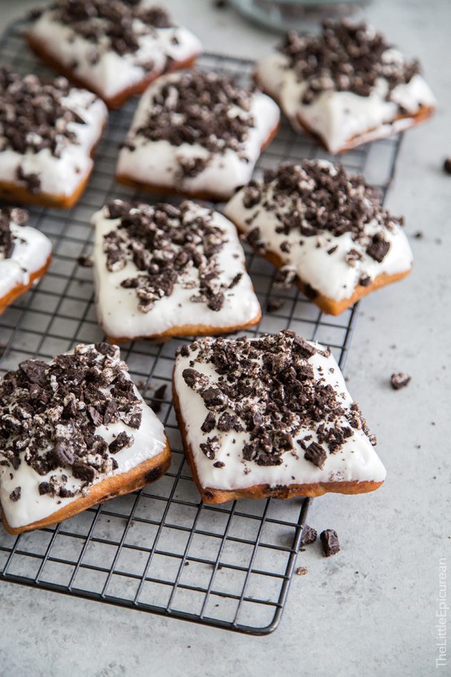 Oreo Donuts (Fried Doughnuts)- The Little Epicurean