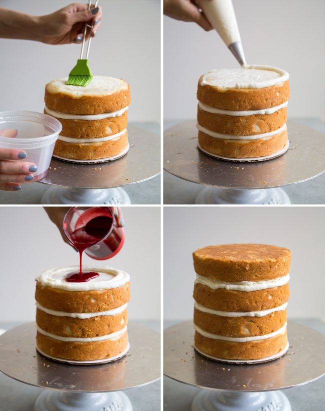 Surprise Bloody Cake (Vanilla Cake wtih Raspberry)- The Little Epicurean
