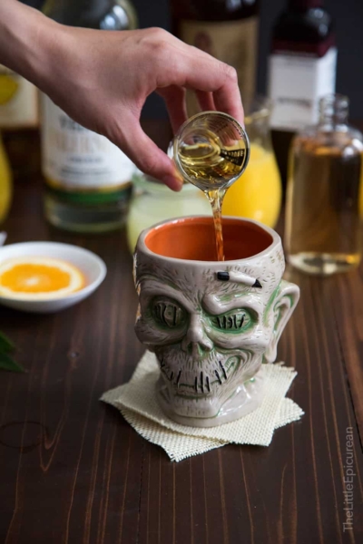 Zombie Cocktail (Tiki Cocktail) - The Little Epicurean