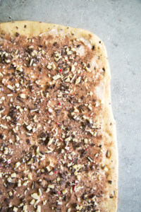 Peppermint Bark Rolls (cinnamon roll variation)-The Little Epicurean