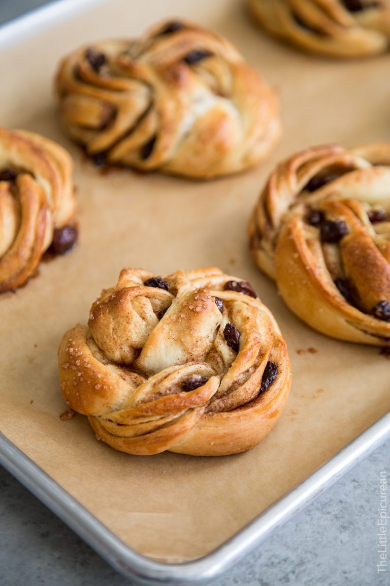 Rum Raisin Cinnamon Twisted Rolls- The Little Epicurean
