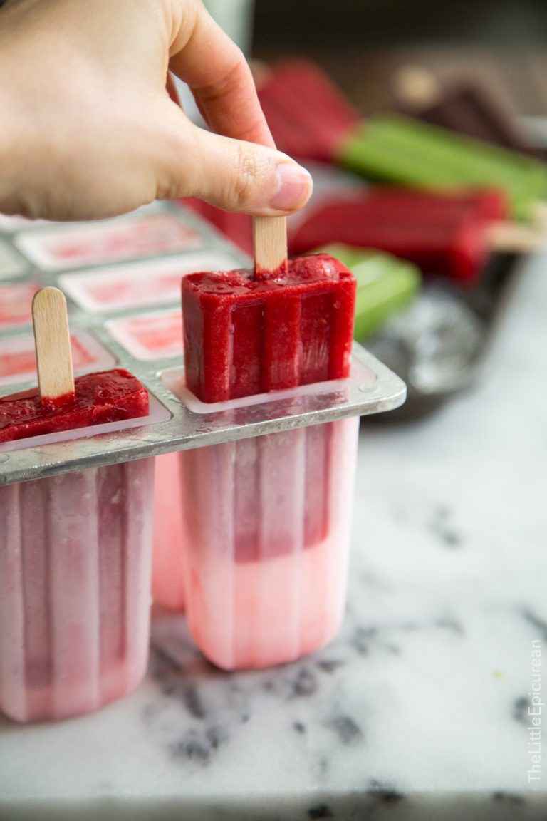 Smoothie Popsicles (fruit and veggie)- The Little Epicurean