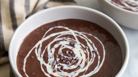 Champorado (Filipino Chocolate Rice Porridge)-The Little Epicurean