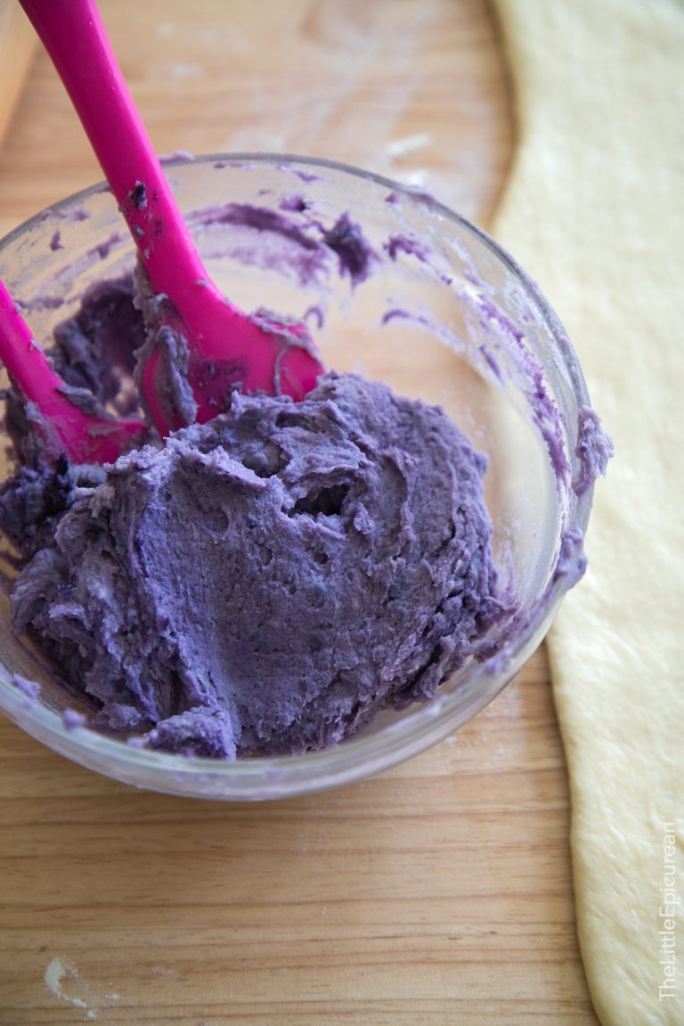 Ube Swirl Bread (Purple Yam Swirl Bread)-The Little Epicurean