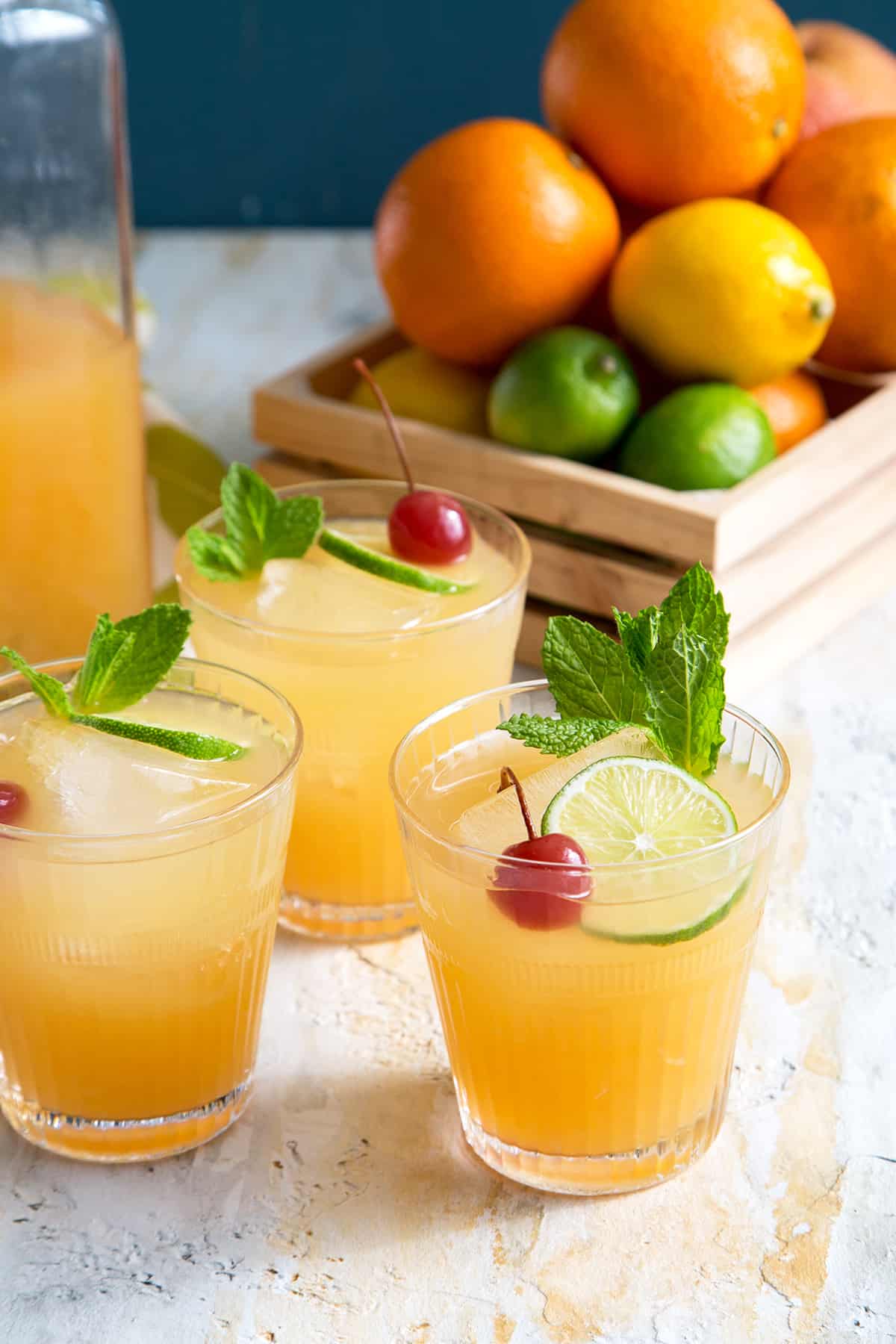 Citrus Rum Punch - The Little Epicurean