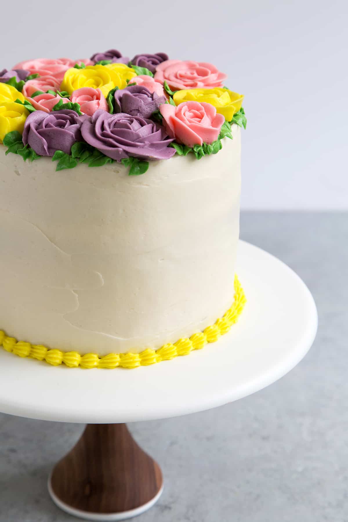 Buttercream Flowers Cake- The Little Epicurean
