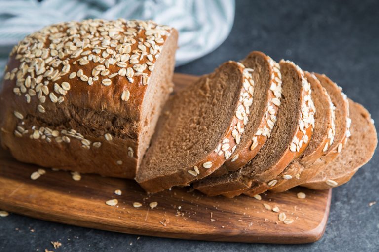 Stout Bread Loaf with Rolled Oats- The Little Epicurean