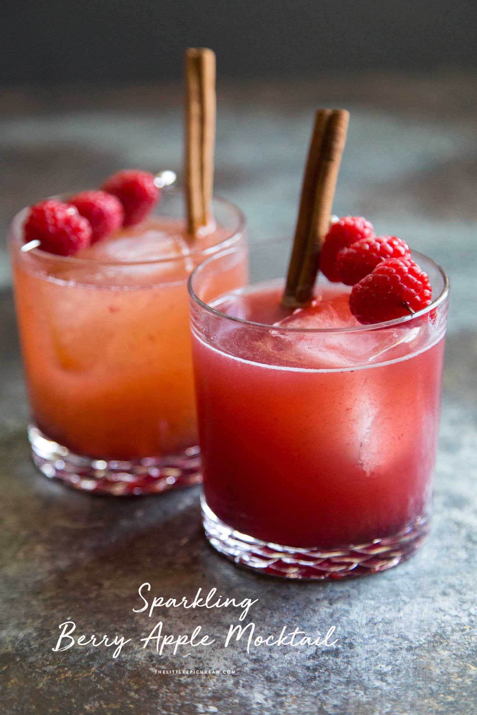 Sparkling Berry Apple Mocktail Sparkling Berry Apple Mocktail