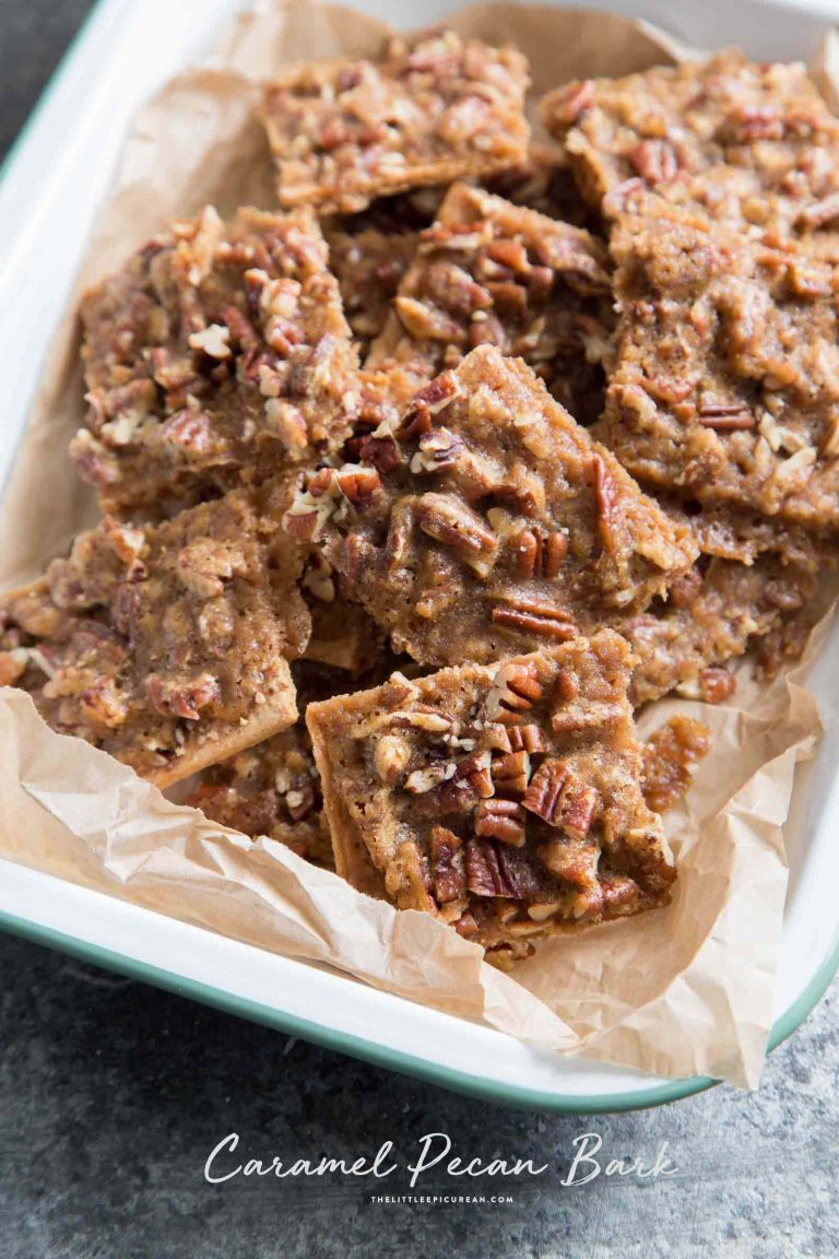 Caramel Pecan Bark- The Little Epicurean