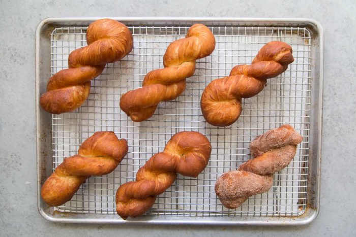 Cinnamon Sugar Twist Doughnuts- The Little Epicurean