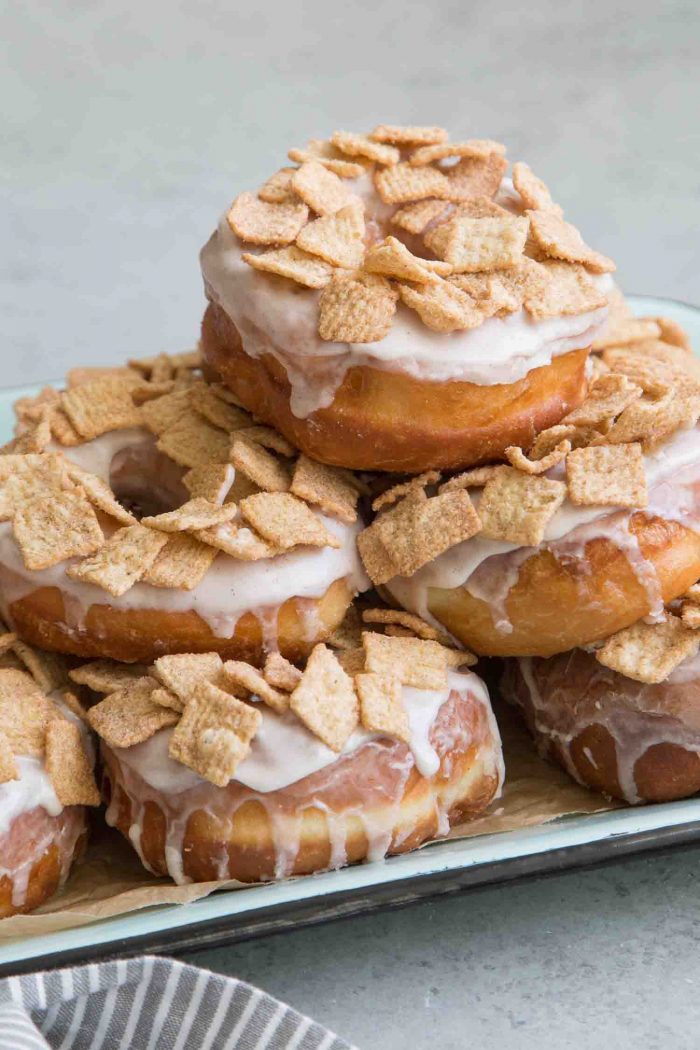 Cinnamon Toast Crunch Doughnuts- The Little Epicurean