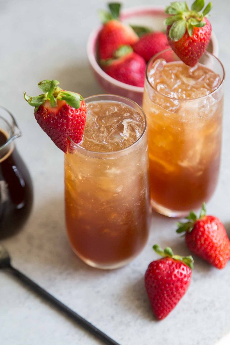 Strawberry Balsamic Shrub- The Little Epicurean