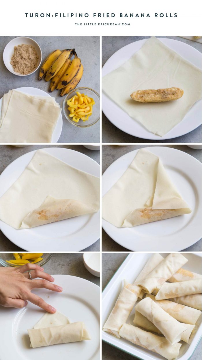 Turon (Filipino Fried Banana Rolls)- The Little Epicurean