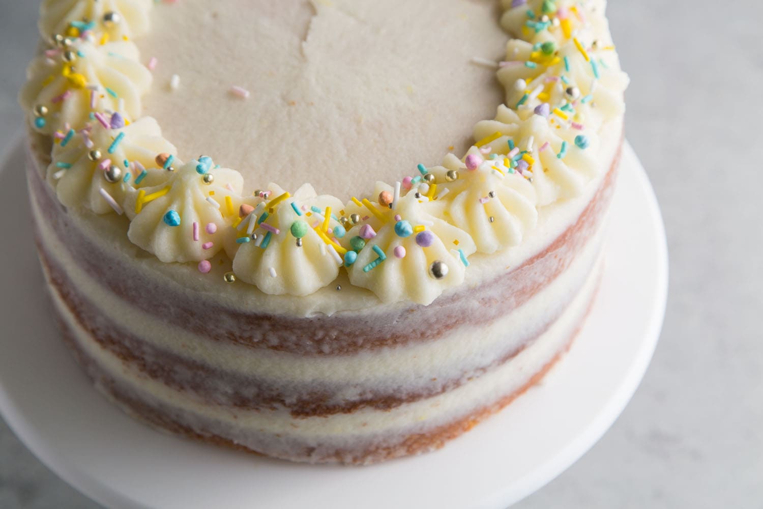 Lemon Layer Cake with Mascarpone-The Little Epicurean