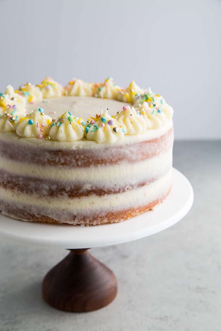 Lemon Layer Cake with Mascarpone-The Little Epicurean