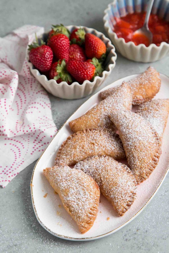 Fried Strawberry Hand Pies- The Little Epicurean