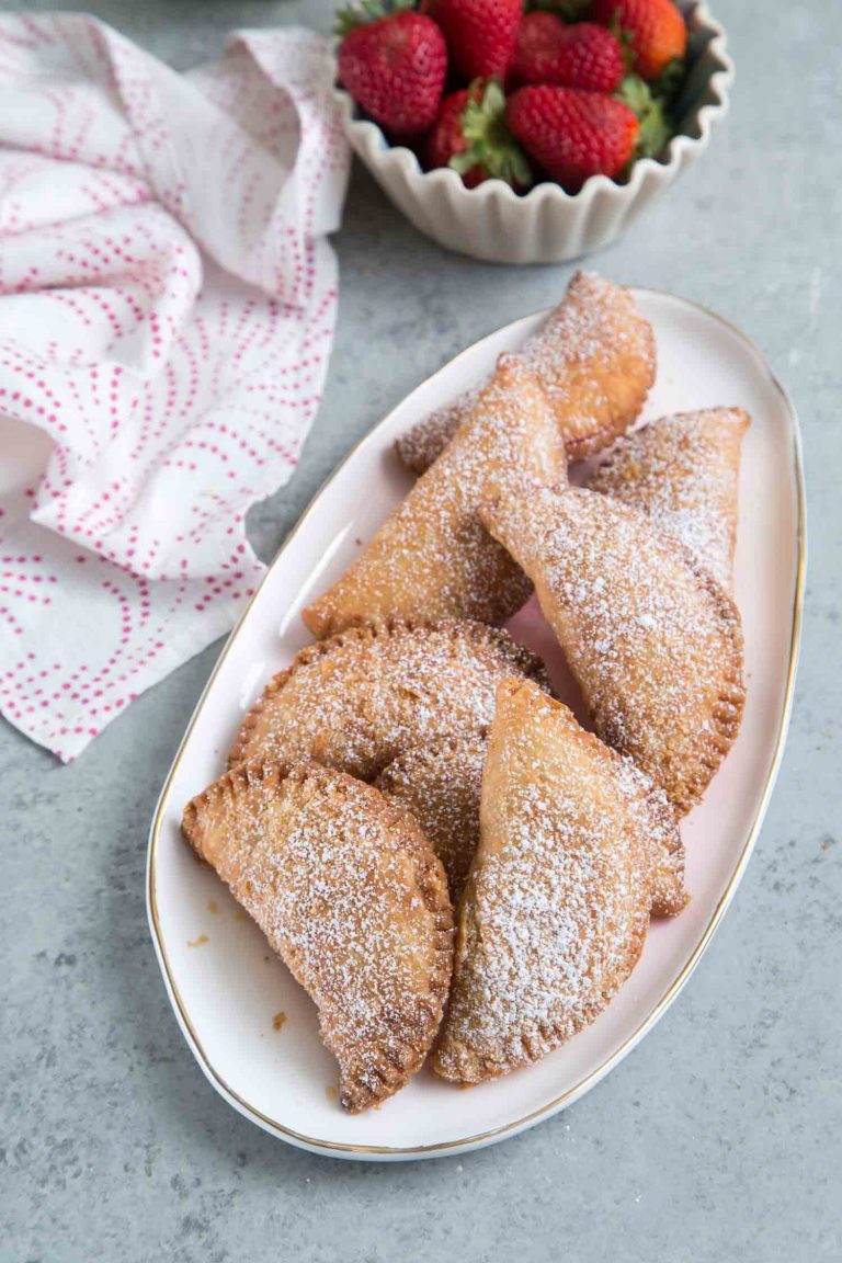 Fried Strawberry Hand Pies- The Little Epicurean