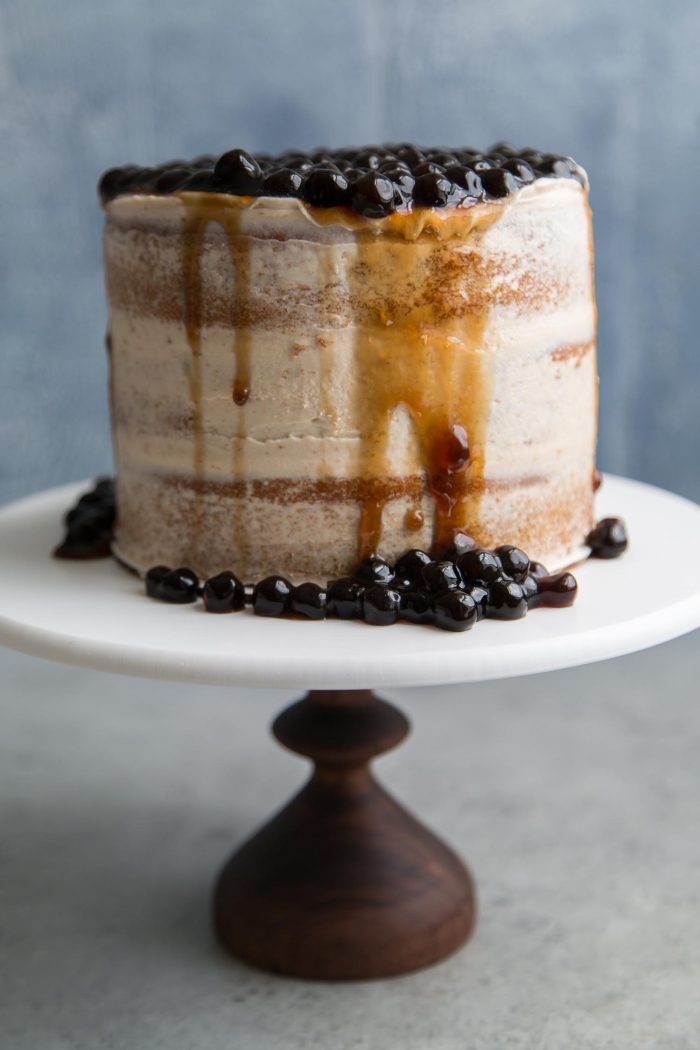 Boba Milk Tea Cake - The Little Epicurean