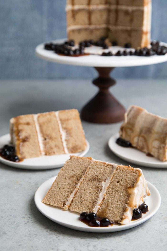 Boba Milk Tea Cake - The Little Epicurean