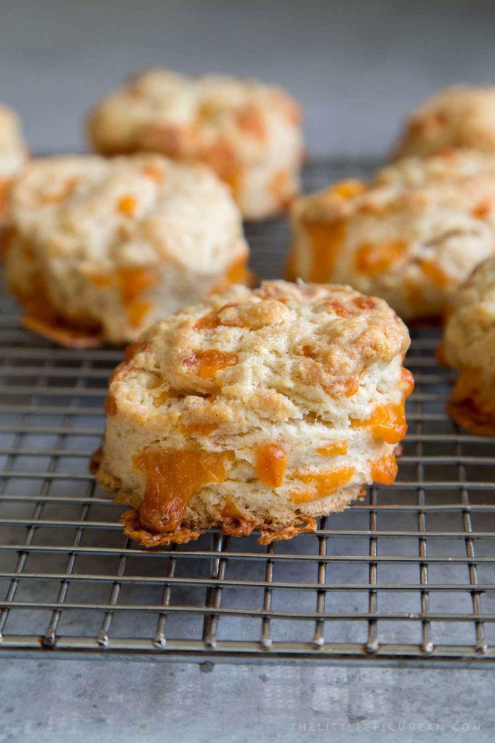 Cheesy Cheddar Biscuits - The Little Epicurean
