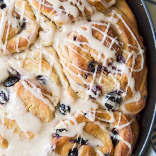 Sweet Blueberry Rolls - The Little Epicurean
