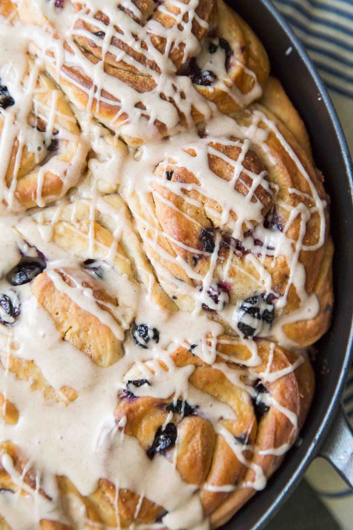 Sweet Blueberry Rolls - The Little Epicurean